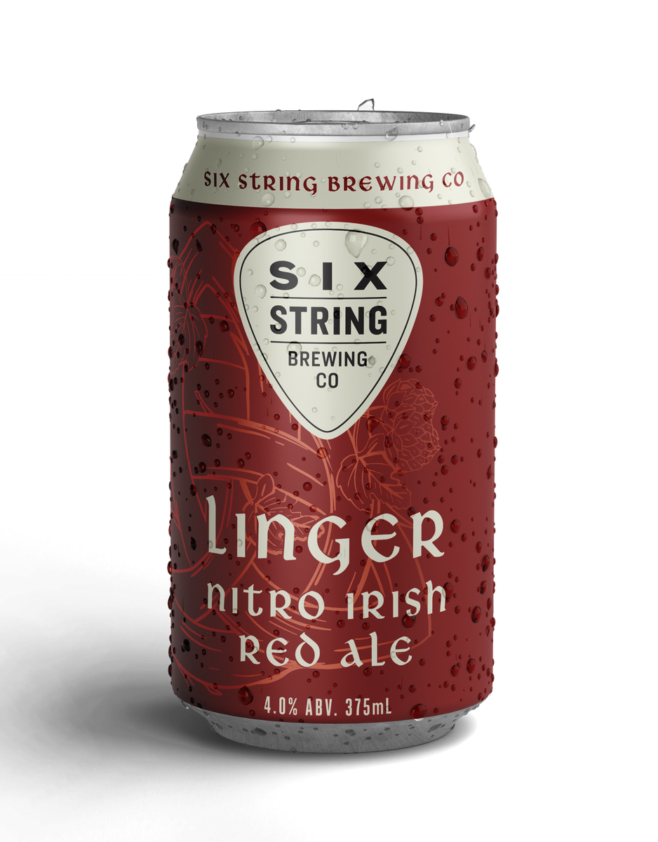 Linger Nitro Irish Red Ale Can – Six String Brewing